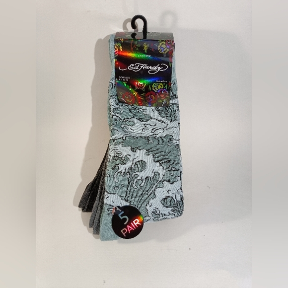 Ed Hardy | Underwear & Socks | Nwt Ed Hardy Mens Size 13 Multicolor ...